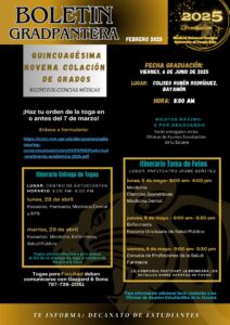 Graduación 2025 - Decanato de Estudiantes