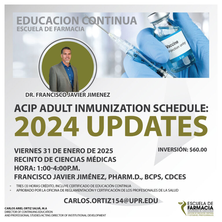 Escuela de Farmacia – RCM UPR